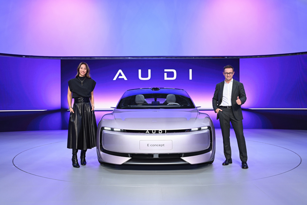 奥迪新品牌AUDI携首款AUDI E概念车及品牌代言人郑钦文惊艳亮相2024广州车展——上海热线汽车频道